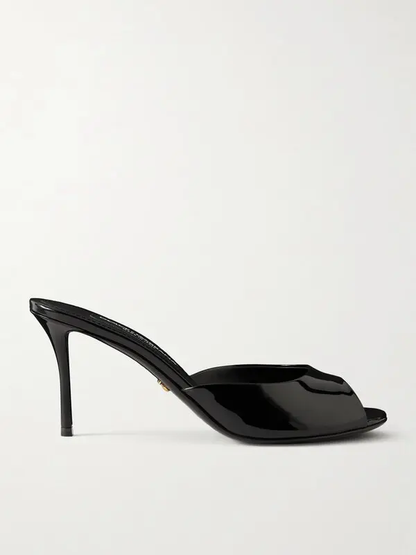 Dolce & Gabbana Patent-leather Mules