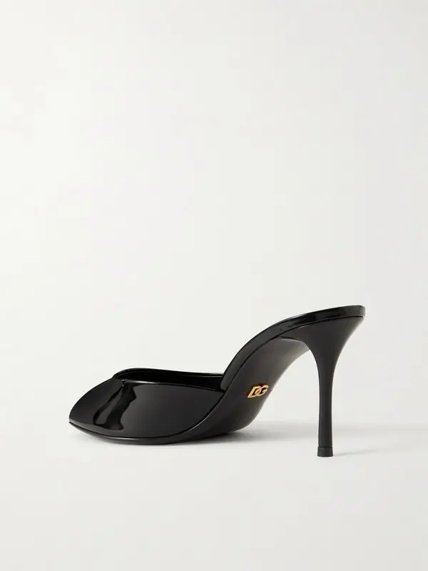 Dolce & Gabbana Patent-leather Mules
