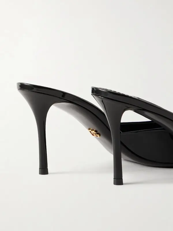Dolce & Gabbana Patent-leather Mules