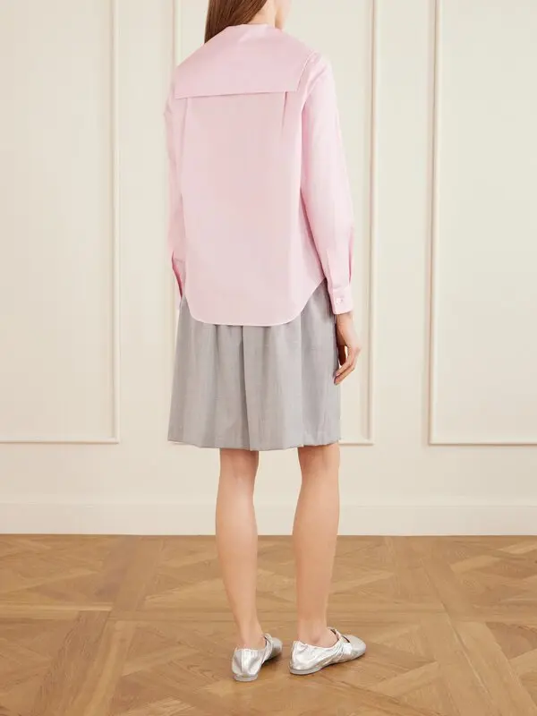 Comme Des Garçons Cotton-poplin Shirt - Pink