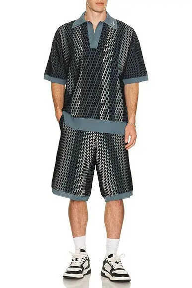 Amiri Striped Knit Shorts