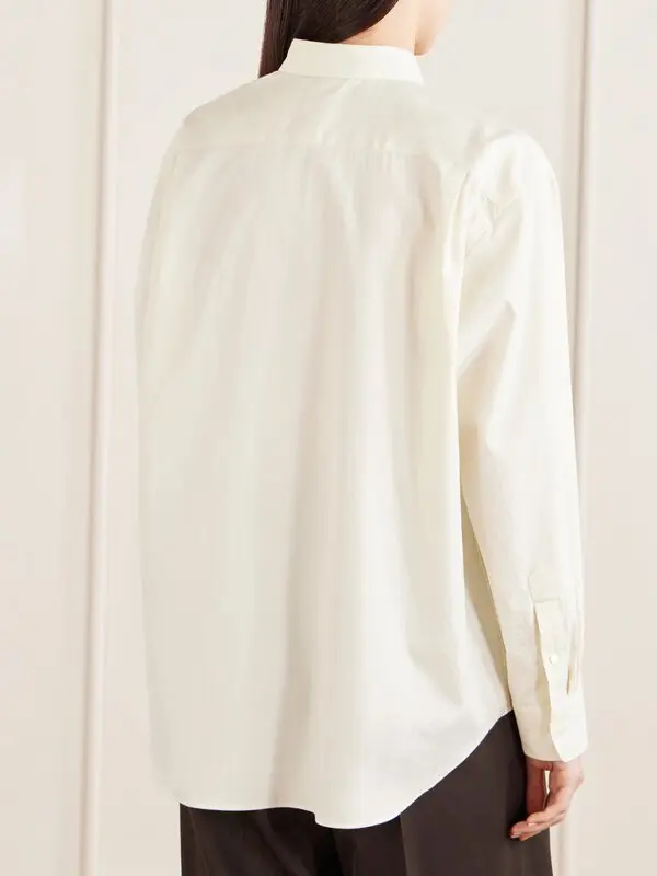 Auralee Finx Cotton-twill Shirt