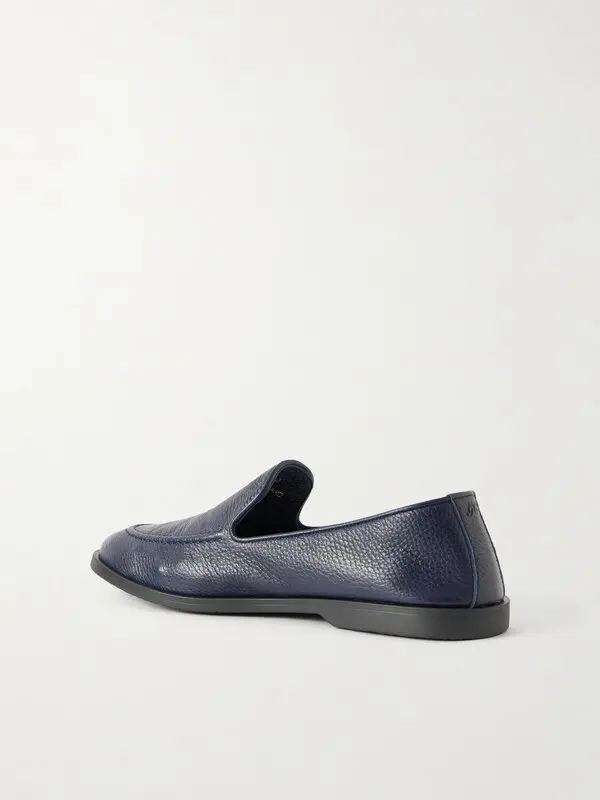 George Cleverley Cornwall Full-grain Deerskin Loafers