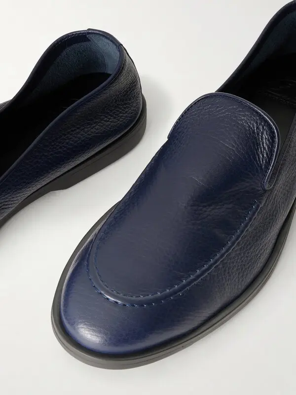 George Cleverley Cornwall Full-grain Deerskin Loafers