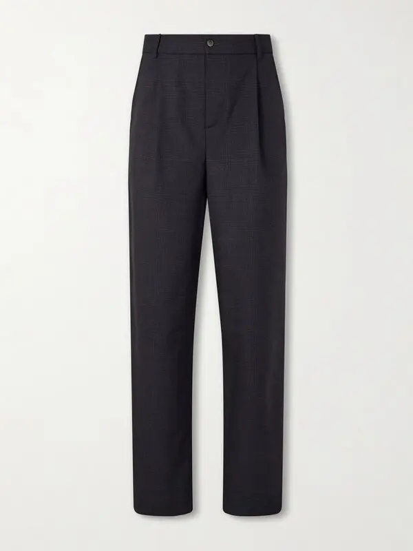 De Bonne Facture Grandad Straight-leg Trousers - Gray