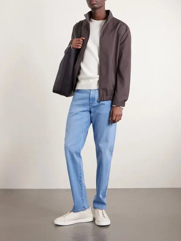 Zegna Straight-leg Denim Jeans - Blue
