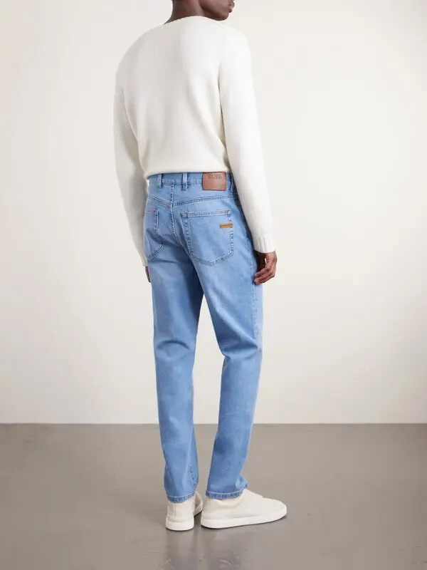Zegna Straight-leg Denim Jeans - Blue