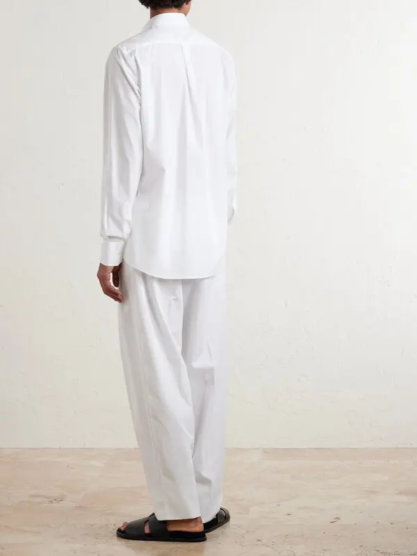 Dolce & Gabbana Cotton Oxford Shirt - White