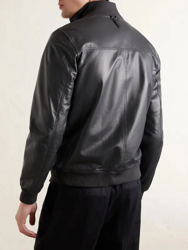VALSTAR Valstarino Nappa Leather Jacket - Black