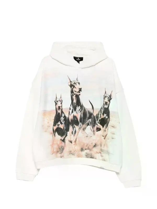 REPRESENT Printed Hoodie - Neutrals