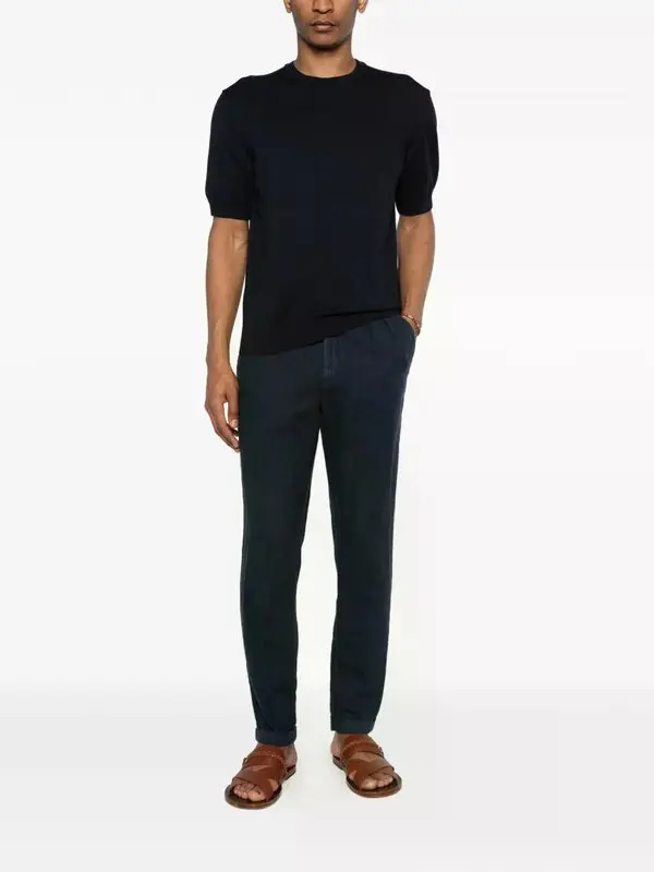 04651 / A TRIP IN A BAG Linen Trousers