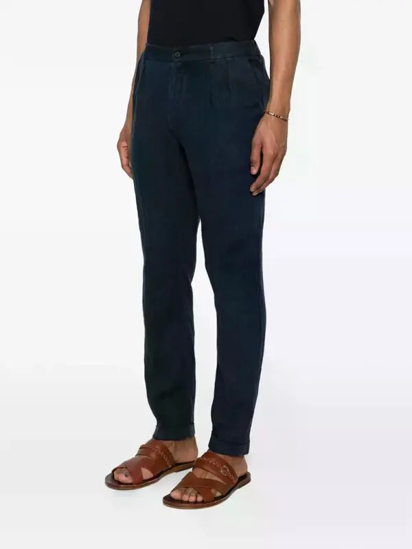 04651 / A TRIP IN A BAG Linen Trousers