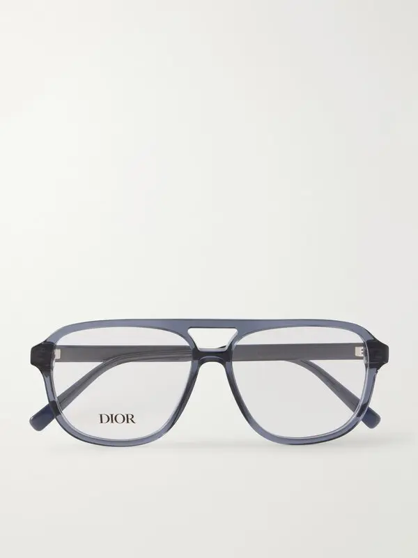 Dior Aviator-style Optical Glasses - Blue