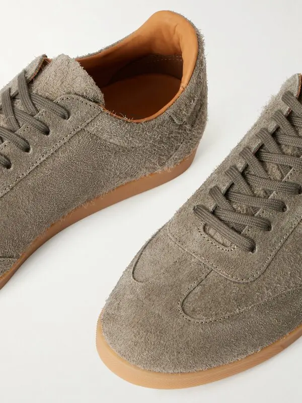 Mr P. Suede Low Top Sneakers - Green
