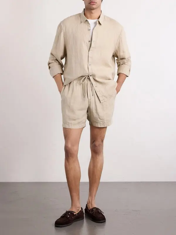 JAMES PERSE Linen Canvas Shirt