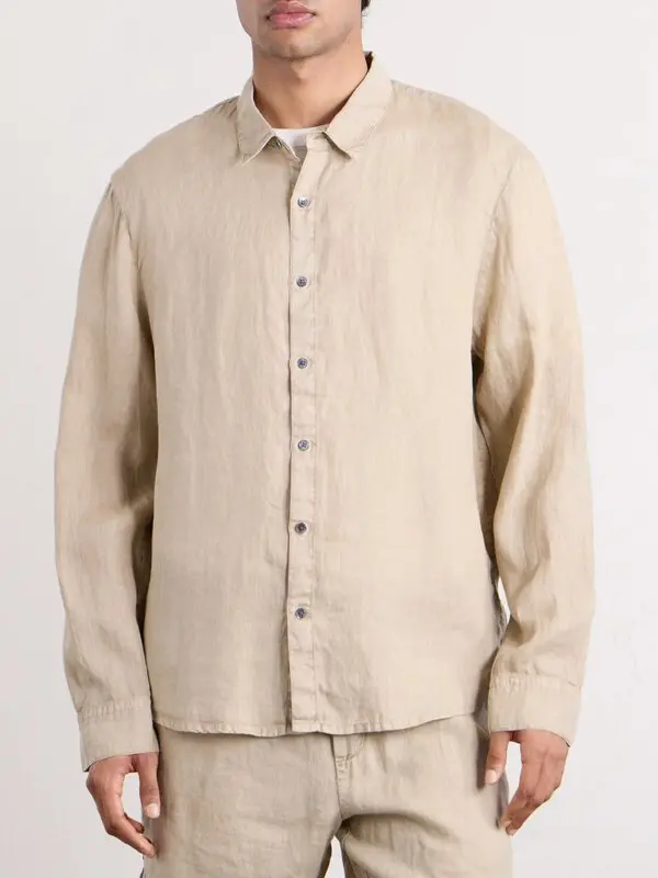 JAMES PERSE Linen Canvas Shirt