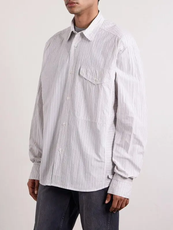 Kapital Cabin Striped Cotton Shirts
