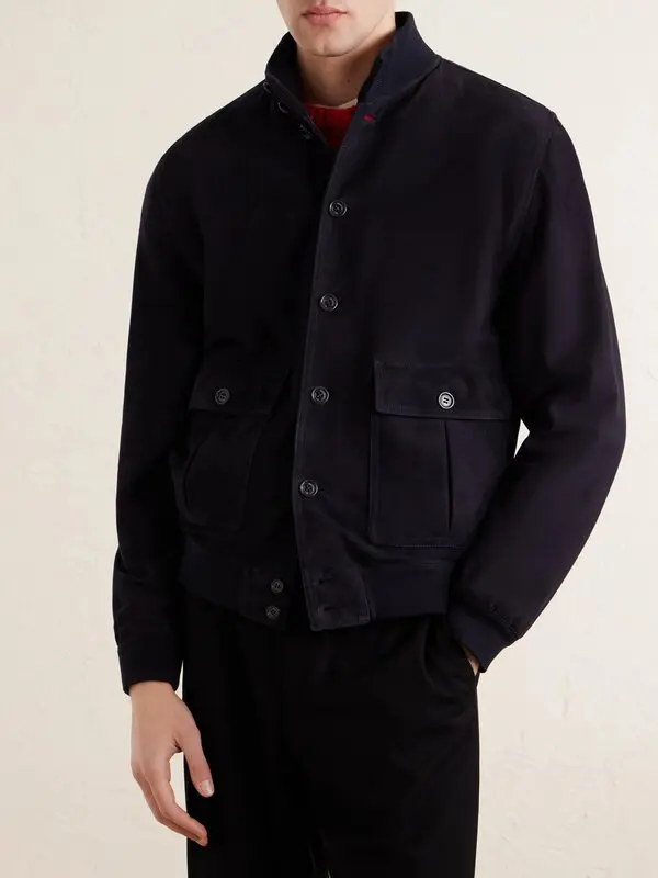 VALSTAR Valstarino Suede Jacket - Blue