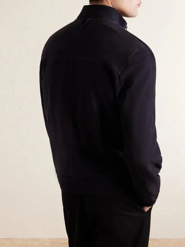 VALSTAR Valstarino Suede Jacket - Blue