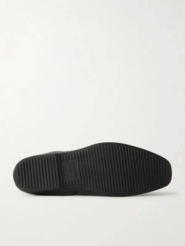 Balenciaga Lambskin Palermo Loafers - Black