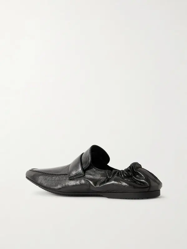 Balenciaga Lambskin Palermo Loafers - Black