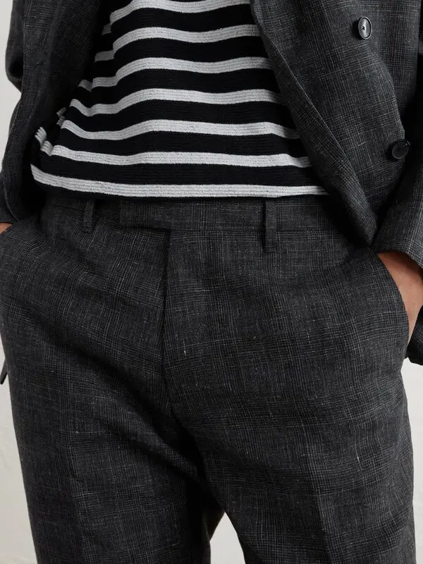 Mr P. Slim Fit Linen Suit Trousers