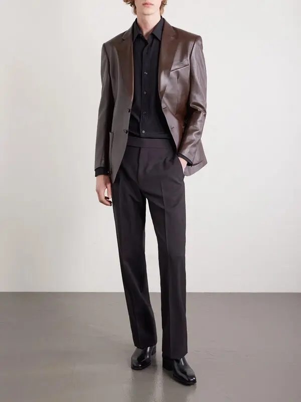 TOM FORD Silk-charmeuse Shirt - Black