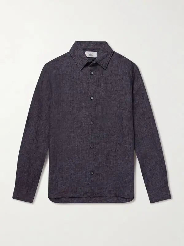 Mr P. Linen Shirt - Gray