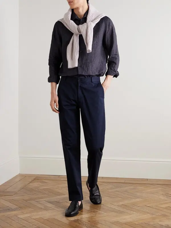 Mr P. Linen Shirt - Gray