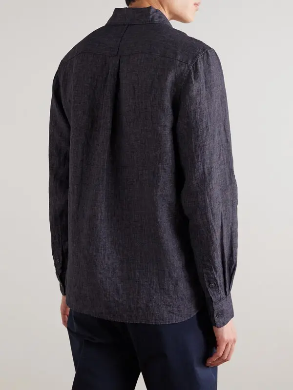 Mr P. Linen Shirt - Gray