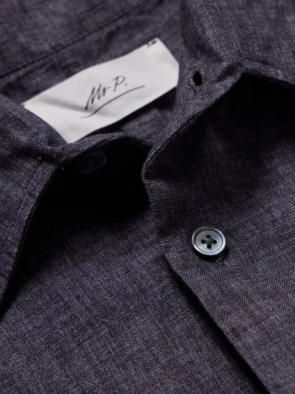 Mr P. Linen Shirt - Gray