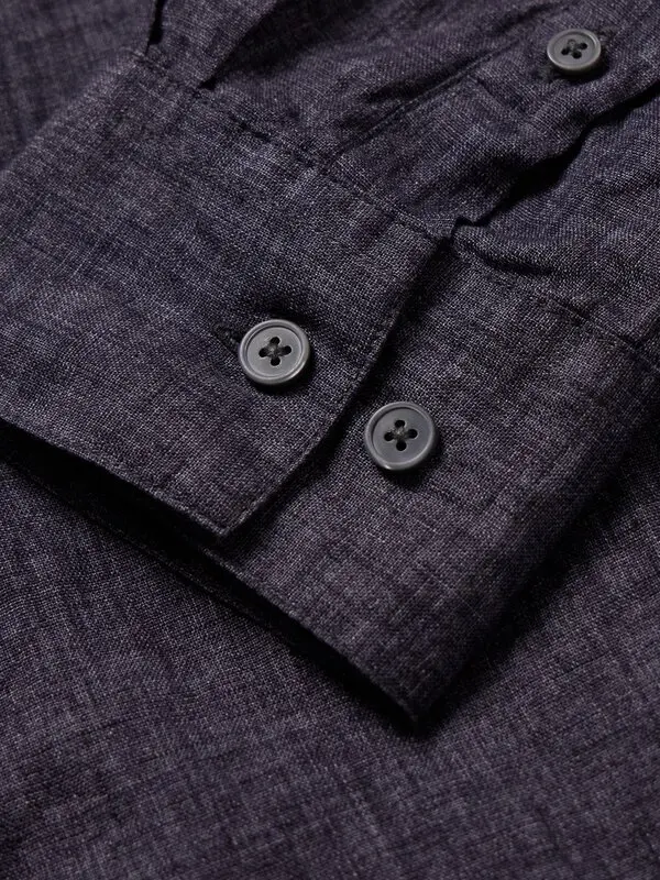 Mr P. Linen Shirt - Gray