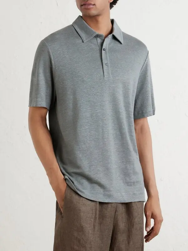 Mr P. Linen Polo Shirt