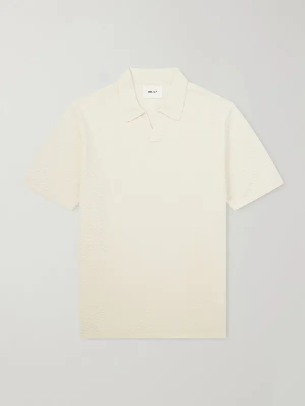 Nn07 Paul 60016 Cotton Polo Shirt - Neutrals