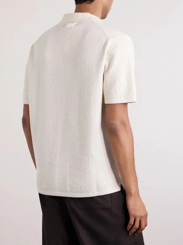 Nn07 Paul 60016 Cotton Polo Shirt - White