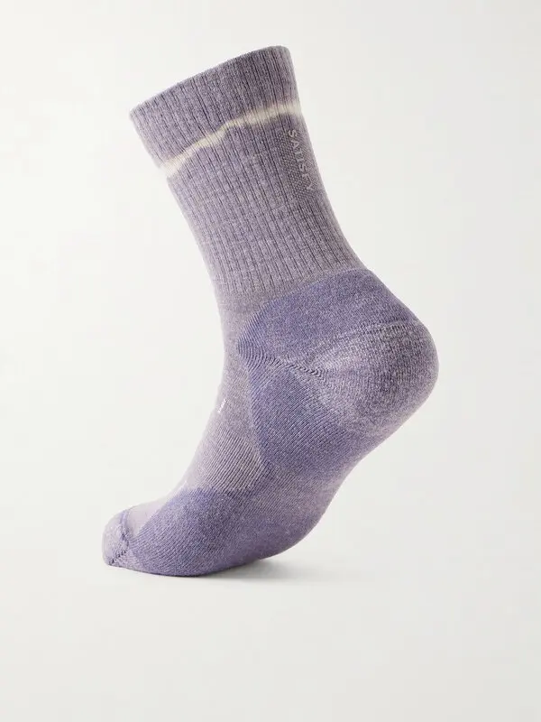 Satisfy Stretch Merino Wool-blend Socks