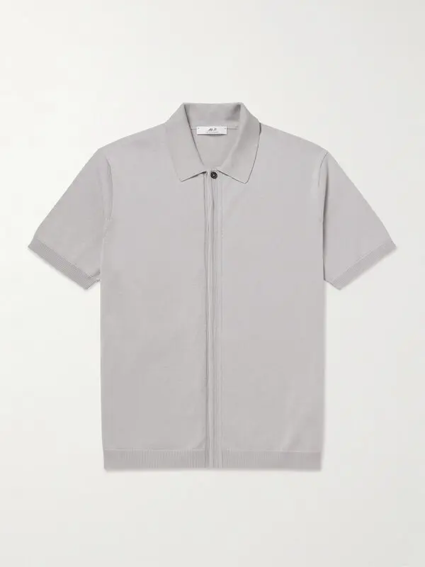 Mr P. Organic Cotton And Silk-blend Shirt