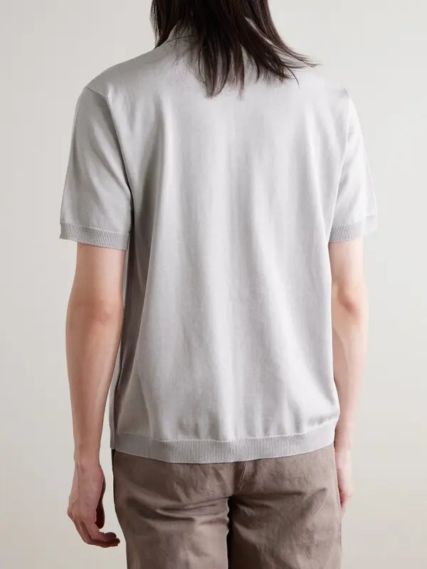 Mr P. Organic Cotton And Silk-blend Shirt
