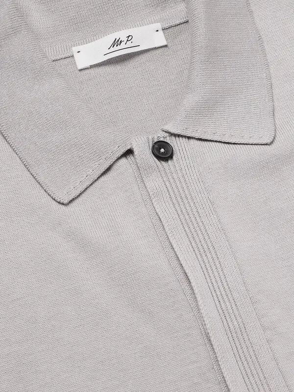 Mr P. Organic Cotton And Silk-blend Shirt