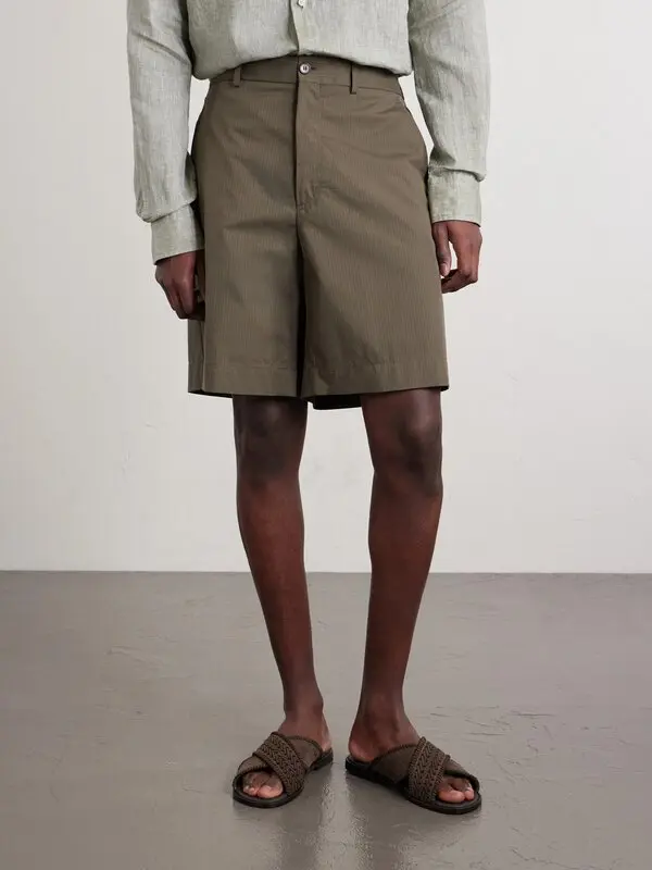 SLOWEAR Ripstop Cotton-blend Shorts