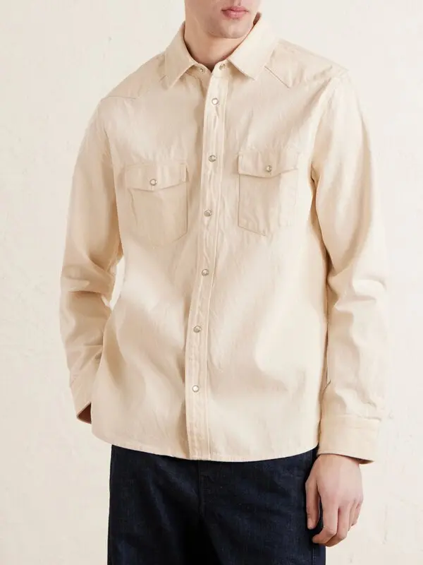 Mr P. Western Denim Shirt - Neutrals