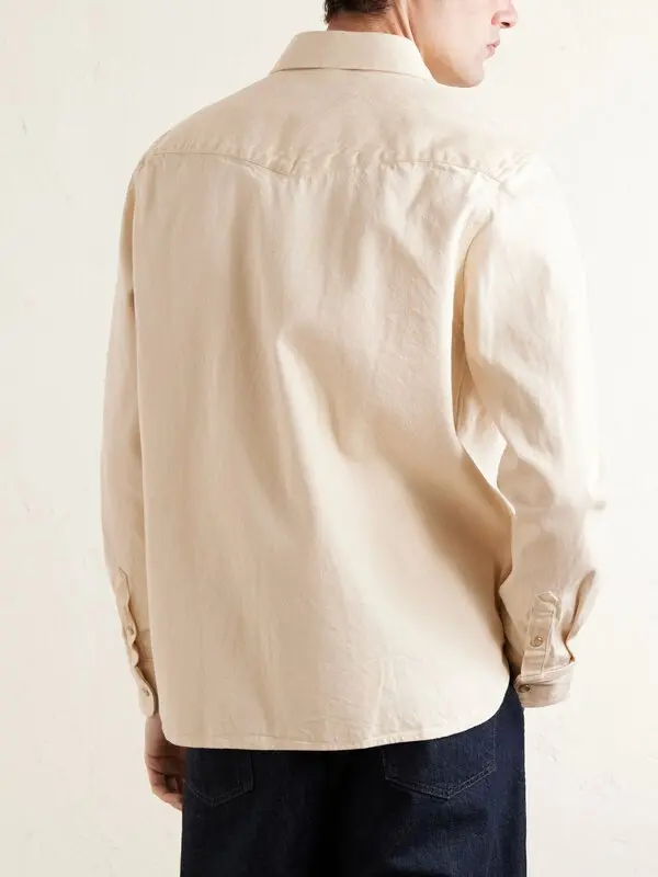 Mr P. Western Denim Shirt - Neutrals