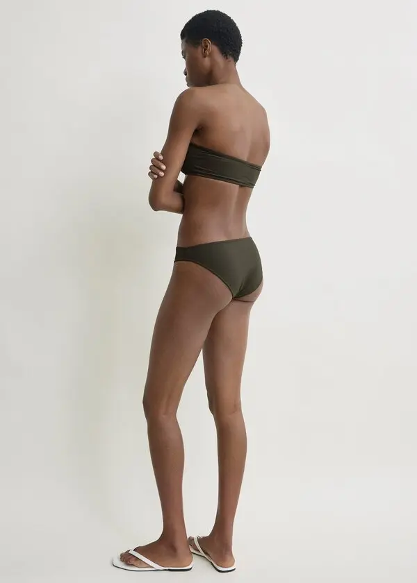 TOTEME Ribbed Bikini Bottom - Green
