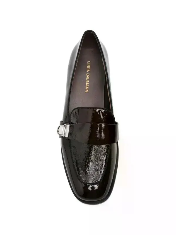LINDA BAUMANN Buckle-strap Loafers