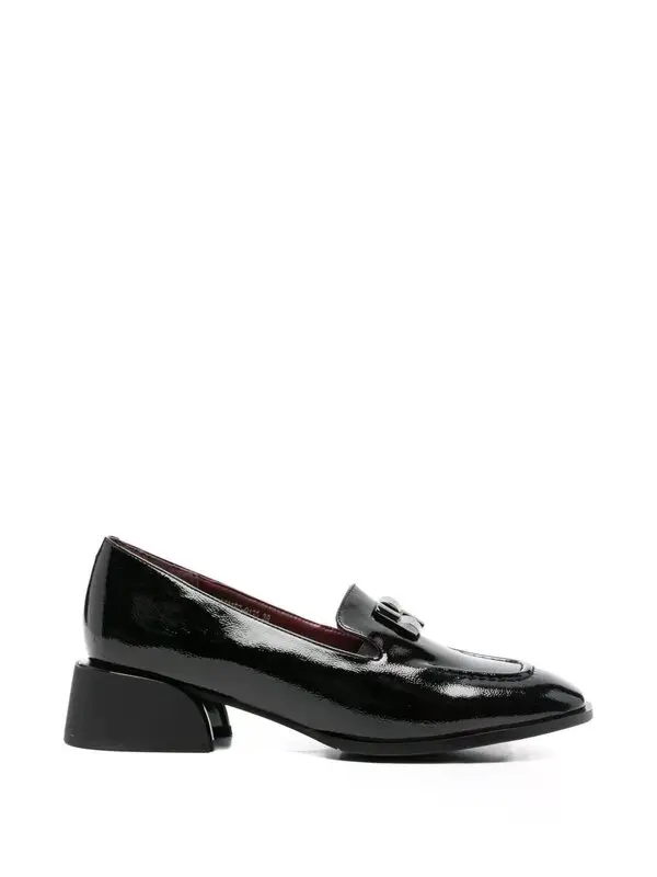 LINDA BAUMANN Metal-embellished Loafers - Black