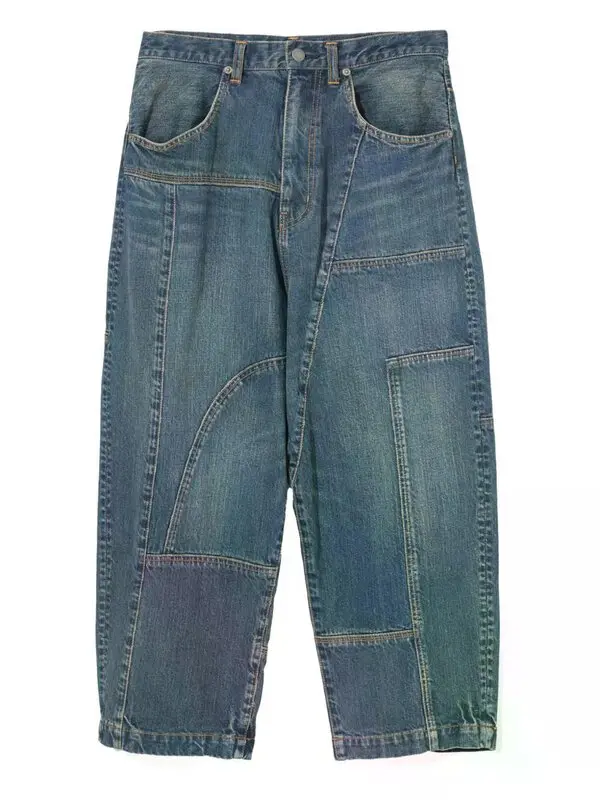 Undercover Patchwork Cotton Trousers