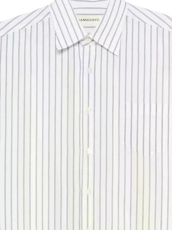 NAMACHEKO Colt Striped Shirt - White