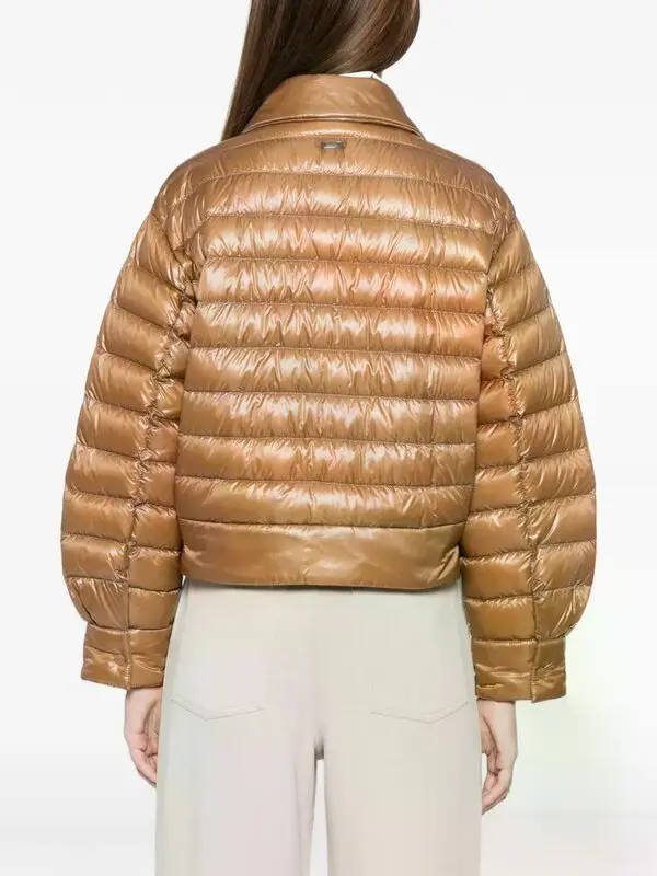 Herno Polo-collar Padded Jacket - Brown