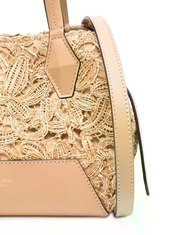 JIMMY CHOO Diamond Floral Tote
