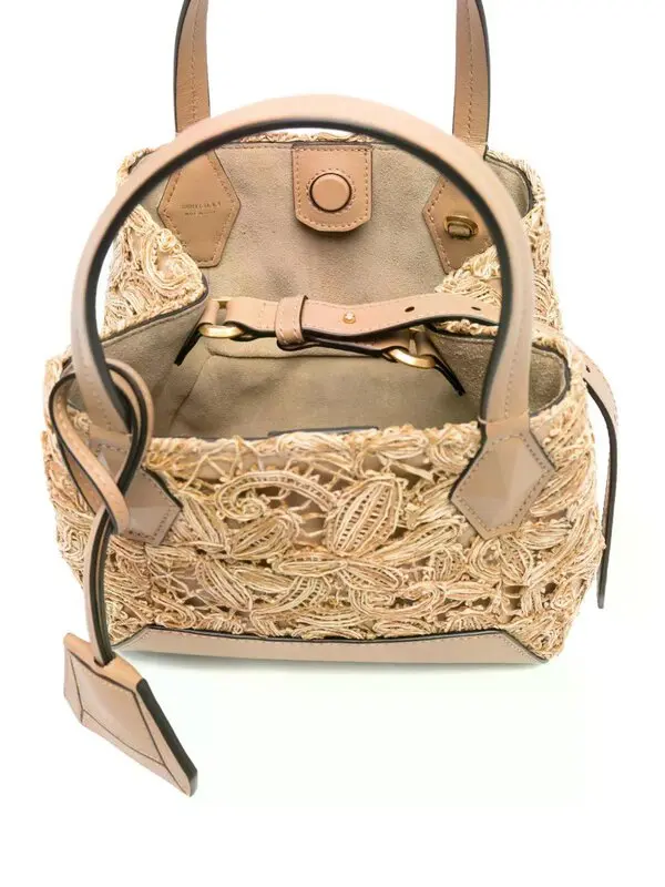 JIMMY CHOO Diamond Floral Tote